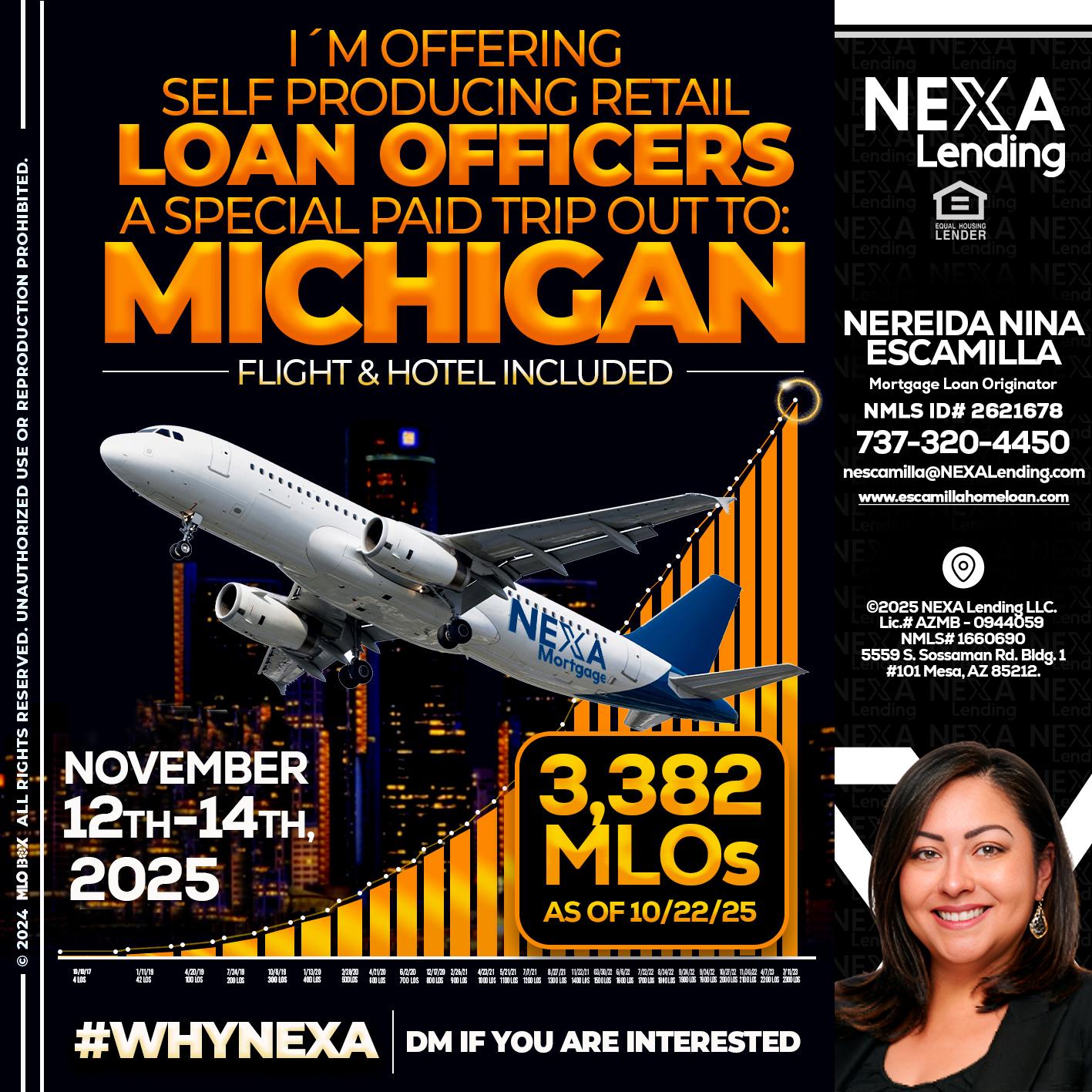 michigan trip - Nereida Nina Escamilla -Mortgage Loan Originator
