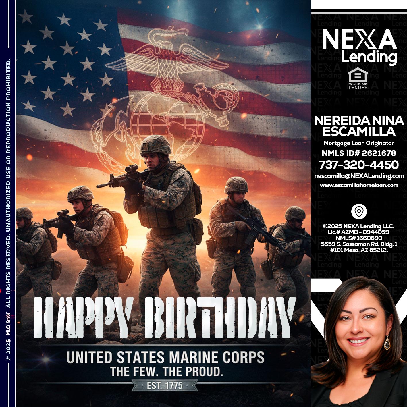 happy birthday - Nereida Nina Escamilla -Mortgage Loan Originator